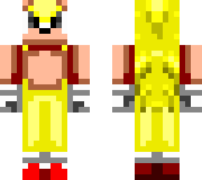 Mania Super Sonic | Minecraft Skin
