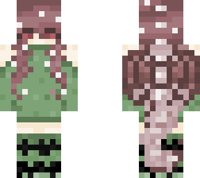 poison ivy dragon girl | Minecraft Skin