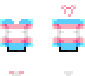 trans pride outfit base | Minecraft Skin