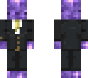 Amthyst Axolotl in a Suit | Minecraft Skin