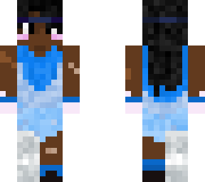 dark blue girl | Minecraft Skins