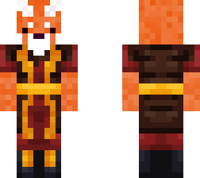 Fire bender Highflyer | Minecraft Skin