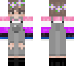 Gender fluid Person (Updated) | Minecraft Skin