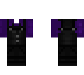 Waistcoat w/ harness (purple) | Minecraft Skin