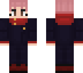 Jujutsu Yuji V2 | Minecraft Skin