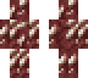 Nether Quartz Ore | Minecraft Skin