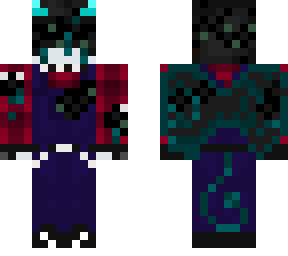 Withered Rose Skulk Ghost | Minecraft Skin