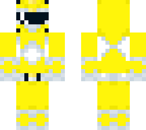 Yellow Power Ranger | Minecraft Skin
