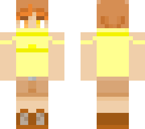 Aasimar yellow | Minecraft Skin