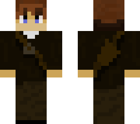 Brown suit with Boomstick holster | Minecraft Skin