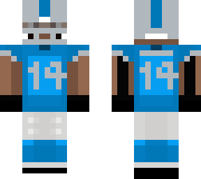 Detroit Lions WR Amon-Ra St-Brown (Home Jersey) | Minecraft Skin