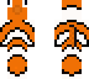 Marlin The Clownfish | Minecraft Skin