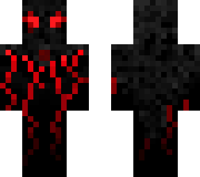 black and red | Minecraft Skins