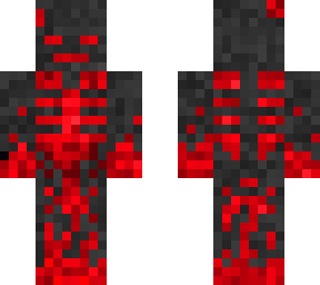 Red wither skeleton | Minecraft Skin
