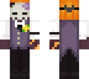 TheMagmaboi Bael purple Skull skin | Minecraft Skin