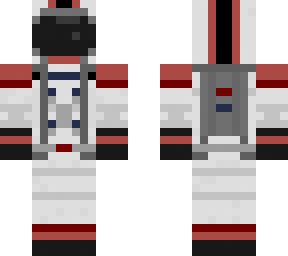 brick red astronaut | Minecraft Skin