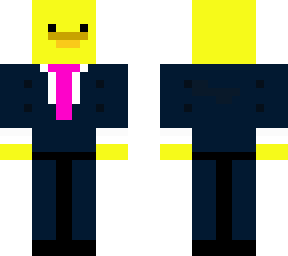 duck with a suit | Minecraft Skins