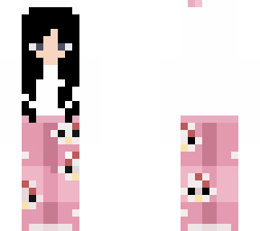 Hello Kitty PJS | Minecraft Skin