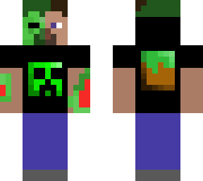 half zombie | Minecraft Skins
