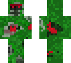Camo robot zombie | Minecraft Skin