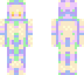 colors bleeding before my eyes, undying light within you | Minecraft Skin