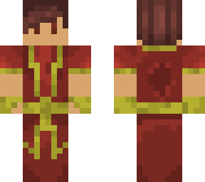fire bender | Minecraft Skin