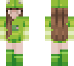 Frog Girl | Minecraft Skin
