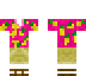 Hawaiian outfit | Minecraft Skin