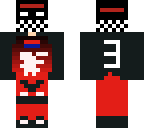 kask czerwony | Minecraft Skin