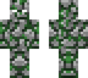 Mossy Cobblestone | Minecraft Skin