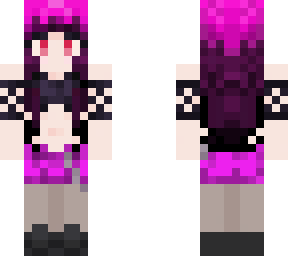 pink goth | Minecraft Skins