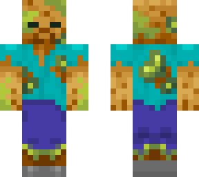 Poisonous potato zombie (april fools 2024) | Minecraft Skin