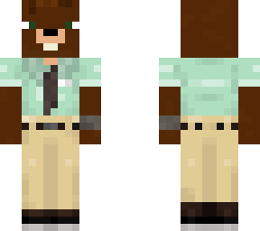 tired marmot office worker | Minecraft Skin