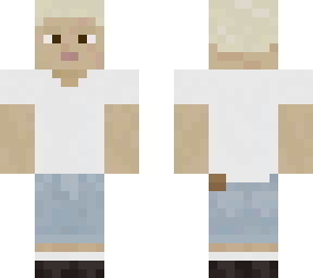 Blonde Buzz with Jorts | Minecraft Skin