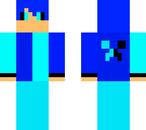 blue gamer | Minecraft Skins