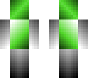 Green and Black Faded Scale Figure | Minecraft Skin