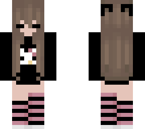 Hello kitty emo girl | Minecraft Skin