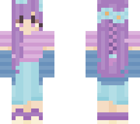 Lilacs And Blue Hydrangeas RCE | Minecraft Skin