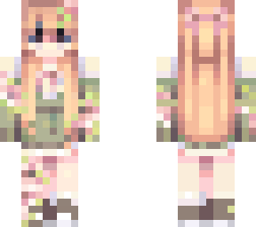 ; cherry blossoms . | Minecraft Skin