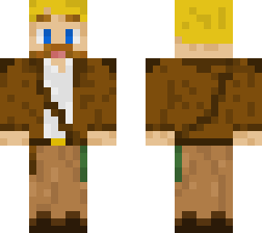 Adventurer blonde beard | Minecraft Skin