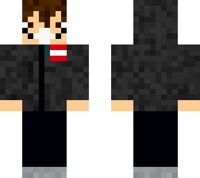 PeterJorgen in Black | Minecraft Skin