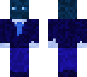 The Dapper Blue Enderman | Minecraft Skin