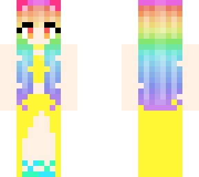 rainbow cat | Minecraft Skins