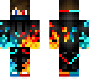 water and fire | Minecraft Skin