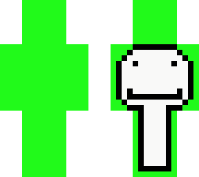 Dream in a green guy | Minecraft Skin