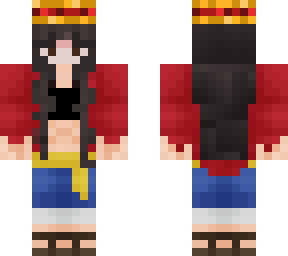 female luffy | Minecraft Skins