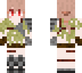 female soldier(no blood ver) | Minecraft Skin