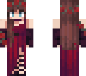 Formal Red Dress | Minecraft Skin
