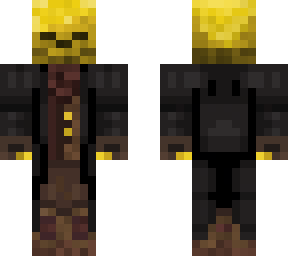 Golden skull | Minecraft Skin