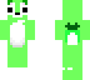 Goofy green fox skin | Minecraft Skin